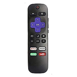 Onn Roku TV Remote w/Volume Control & TV Power Button for All Onn Roku Built-in TV. No Pairing, No Programming!