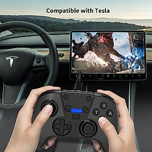 JDDWIN Wireless Controller For Switch Oled/Switch/Switch Lite,Pc,Steam Deck,Tesla Wireless Gamepad With Motion Control/Dual Vibration/Turbo Function.Fast Charging Controller