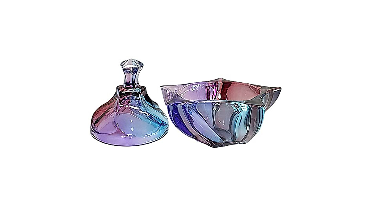 CHOOLD Luxury Colorful Star Shaped Candy Jar – Elegant Glass Food Storage