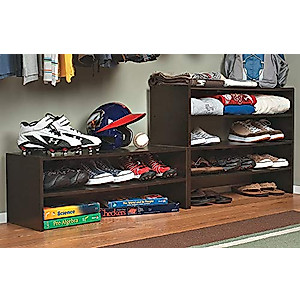 ClosetMaid 8923 Stackable 31-Inch Wide Horizontal Organizer, Espresso