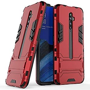 Hybrid Case for Oppo Reno2 Z, Shockproof Case for Oppo Reno2 Z, Dual Layer Protection Hybrid Rugged Case Hard Shell Cover with Kickstand for Oppo Reno2 Z