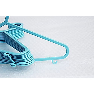 Mainstay 18 Count Pack Ash Blue Plastic Hangers