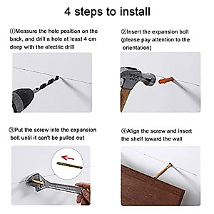 36 Inch Floating Shelves White Long Floating Shelves for Wall Rustic Durable, Natural Wood Oak Floating Shelf Mounted Bedroom Kitchen and Entryway, Easy Assembly, Classic Design, 1pcs