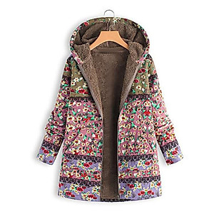 LISTHA Womens Long Sleeve Lounge Spring Jackets Long Comfy Graphic Blouse Cotton Comfy with Cap Wrap Jackets, 06-pink