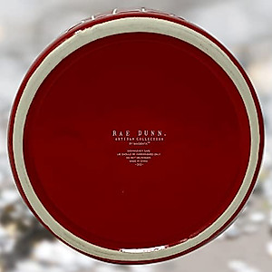 Rae Dunn By Magenta JINGLE BELLS Ceramic LL Large Size Canister 2019 Edition