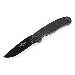 Ontario Knife 8871 RAT1A BP Assisted Opener Folding Knife, Black