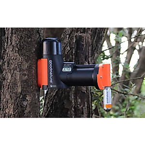 A18 Grey Squirrels Trapping Kit with Tree Mount, DIY basket and CO2 Canister, Pet-Friendly Grey Squirrel Trap with Digital Strike Counter