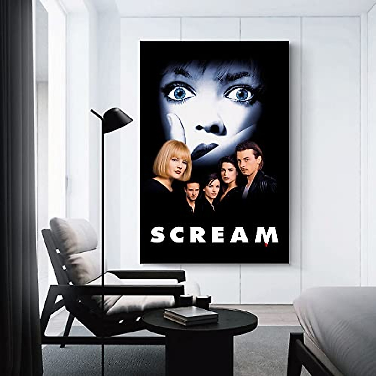 Movie poster scream Poster Decorative Painting Canvas Wall Art Living Room Posters Bedroom Painting 16x24inch(40x60cm)