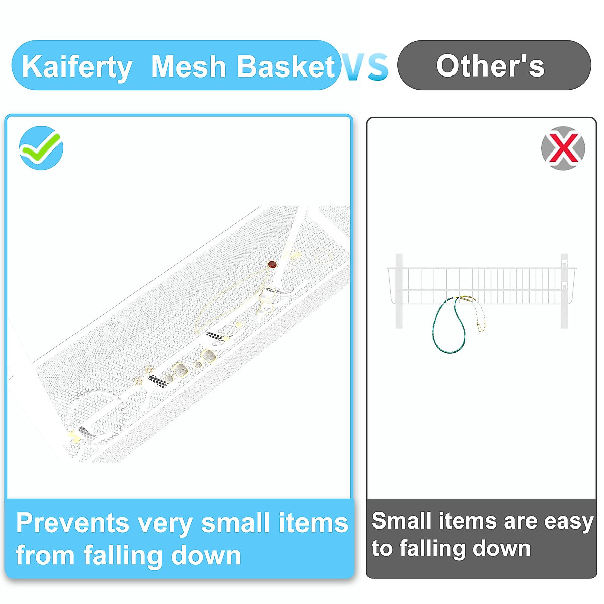 Kaiferty Over The Door Hooks Organizer,Over Door Hanger Towel Rack Mesh Basket with 12 Hooks,Back of Door Storage Organizer for Bedroom,Bathroom,Kitchen,Office(White)