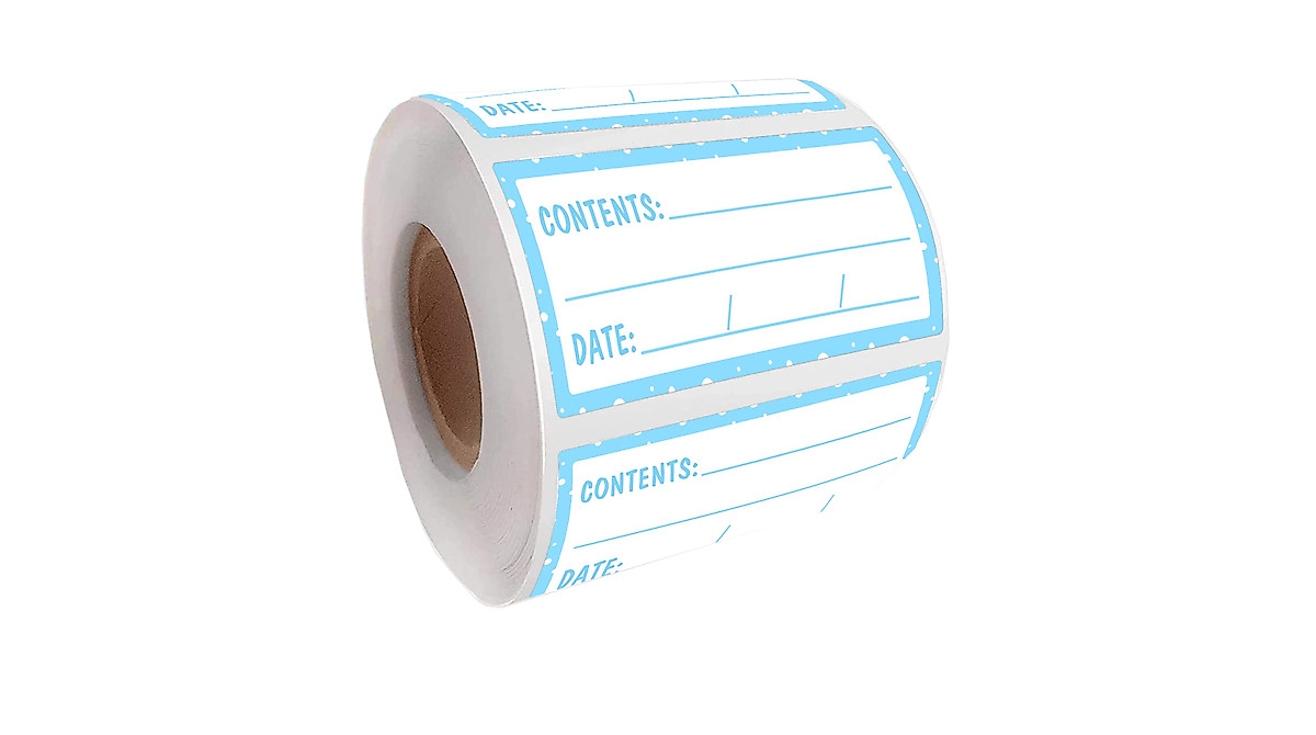 Removable Freezer Food Labels - 250 PCS Storage Stickers