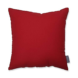 Pillow Perfect Merry Christmas Decorative Throw Pillow, 18", Red/Gold/Silver