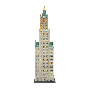 Department 56 Christmas in The City Village Art and Architecture Woolworth Lit Building, 19.33 Inch, Multicolor
