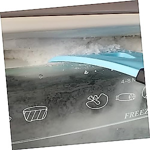 Vaguelly 4 pcs Mini Plastic Spatula Freezer Frost Shovel Yellow car Accessories car Necessities ice Scraper Frost Shovel Cleaning Tool car Forest Scraper ice Snow Handheld Snow Device PVC