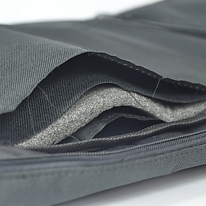 Tosnail Mini Strat Gig Bag - 10mm Padding & Shoulder Strap - Black