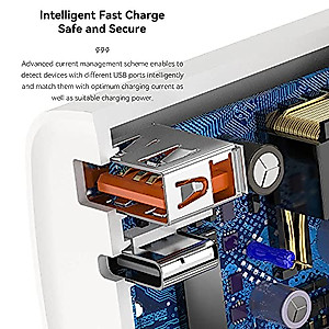 USB C Super Fast Charger,Foldable Dual-Port 30W PD Wall Charger Fast Charging for Samsung Galaxy S23/ S23 Ultra/Z fold4/ A53 5G/ S22/ S22+/ Z Flip3/Z Fold3/S21 FE/Pixel 7