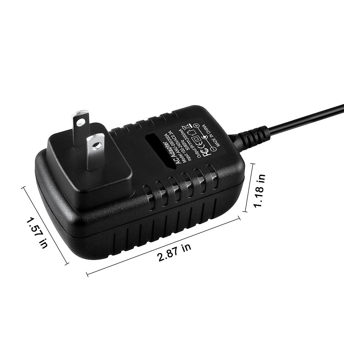 PK Power AC/DC Adapter for Sony DVP-FX930 DVPFX930 Portable DVD Player 9.5V 9V - 12V Power Supply Cord Cable Battery Charger Mains PSU