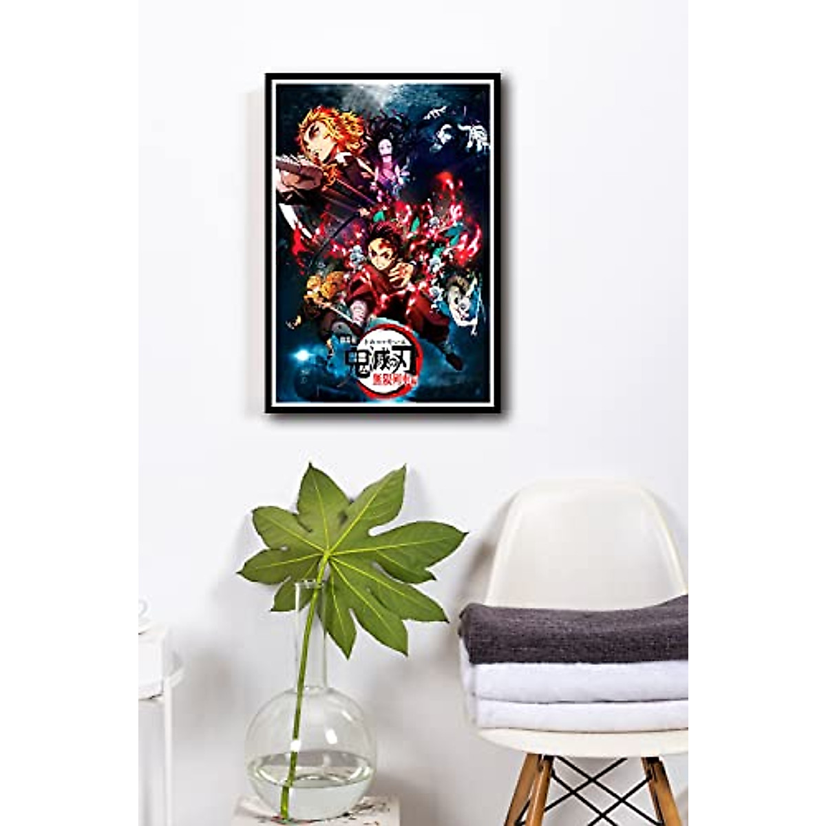 WEMAKES Anime Poster 12X16 Inch Canvas Poster Home Decor Painting Anime Wall Art Fans Gift No Frame