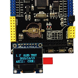 I2C IIC 0.96 Inch 12864 128x64 Blue OLED LCD Display Board Module SSD1315 Driver for Arduino Raspberry Pi DIY MSP420 STM32, Pack 0f 2