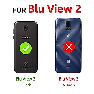 nancheng Case for BLU View 2 / B130DL Phone, Cartoon Bubble Push Pop Fidget Toys with Strap Cute Funny Kawaii Stress Relief Silicone Shockproof Protective Cover for BLU View 2 - Rainbow