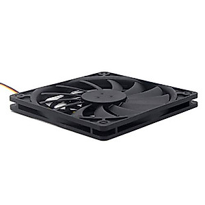 SXDOOL 120mm Slim Fan 120X12mm Thickness DC 12V with 3-Pin,for Computer Pc Case Quiet Silent Cooling