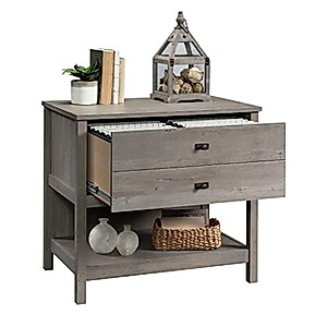 Sauder Cottage Road Lateral File, L: 32.44" x W: 21.81" x H: 29.76", Mystic Oak Finish