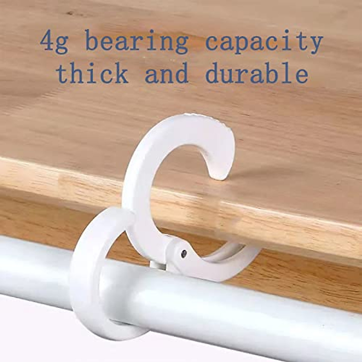 Ycchensying S Type Punch Free Wardrobe Closet Kitchen Bathroom Hook,Thickened Household Windproof Clothing Locks with Strong Toughness Suitable for Hanging Towel Coat Bag (20PCS)
