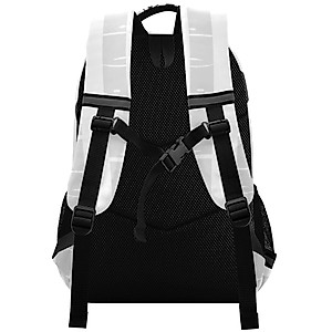 ALAZA Hello Panda Baby Shower Cute Animal Backpack Purse for Women Men Personalized Laptop Notebook Tablet School Bag Stylish Casual Daypack, 13 14 15.6 inch