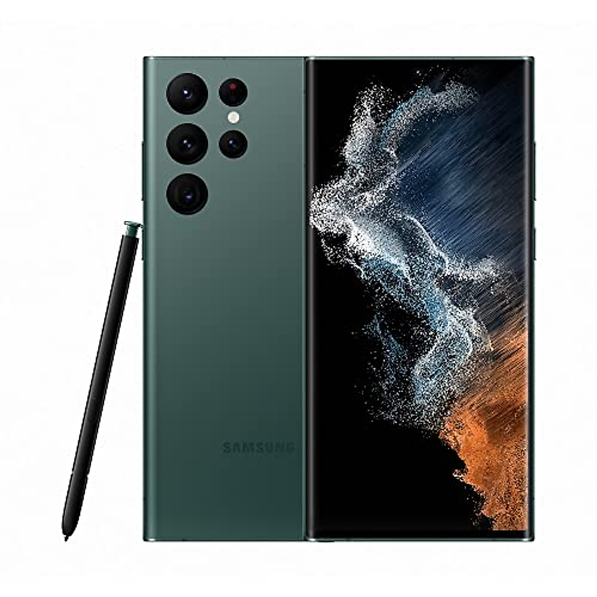 Samsung Galaxy S22 Ultra SM-S908 12GB+256GB GSM Unlocked International Version - Green (Renewed)