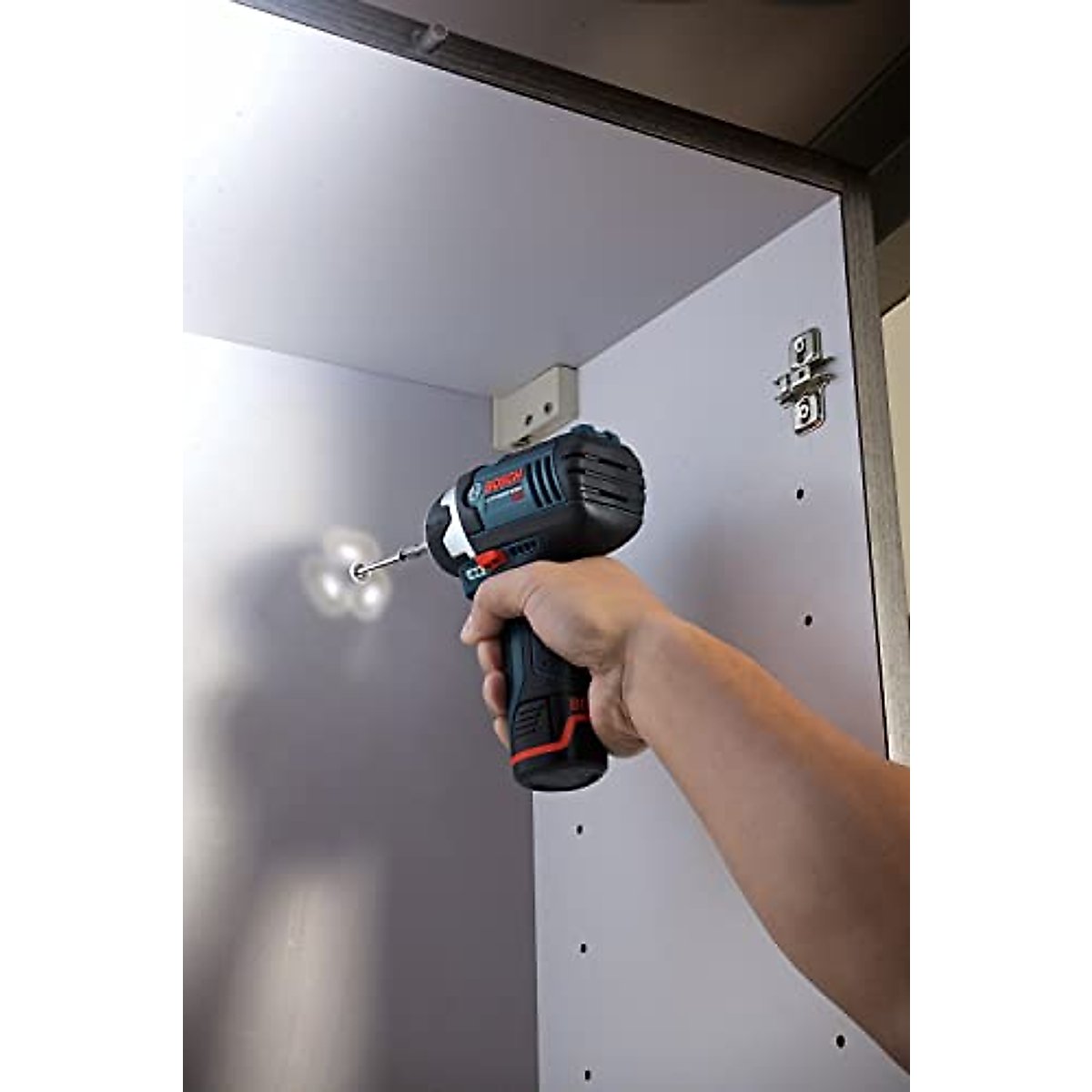 Bosch Power Tools Drill Kit - CLPK22-120 - 12-Volt Lithium-Ion 2-Tool Combo Kit (Drill/Driver and Impact Driver) with 2 Batteries, Charger and Case w/ 91 pc drill and drive bit set