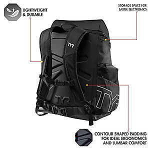 TYR LATBPLTH001ALL Alnc30L Backpack LTH Black All