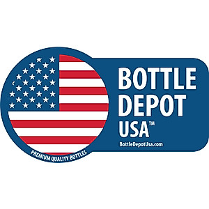 BOTTLE DEPOT USA 4 PACK 1-Gallon Empty Plastic Jugs, Reusable With Shipping Box, Food-Safe, BPA Free | Heavy-Duty HDPE | With White Tamper Evident Screw Caps
