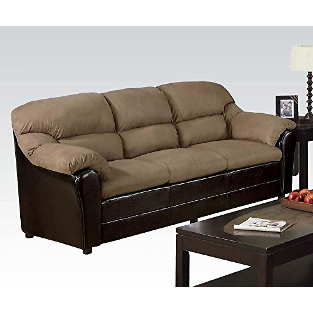Acme Furniture Loveseat w/5 Pillows