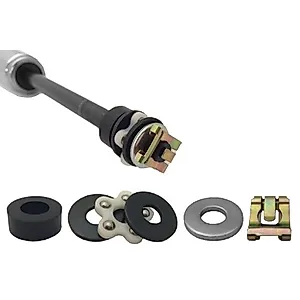 Replacement Hardware Repair Kit for Office Chair Gas Lift Cylinder - Includes Clip, washers, & Bearing - S4451-K