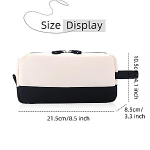 iSuperb Large Pencil Case High Capacity Pencil Pouch Storage bag Desk Organizer Marker Pouch Pen Bag for Women