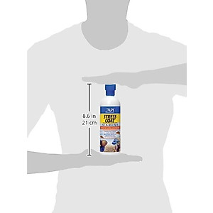 API MARINE STRESS COAT Saltwater Aquarium Water Conditioner 16-Ounce Bottle (385D)