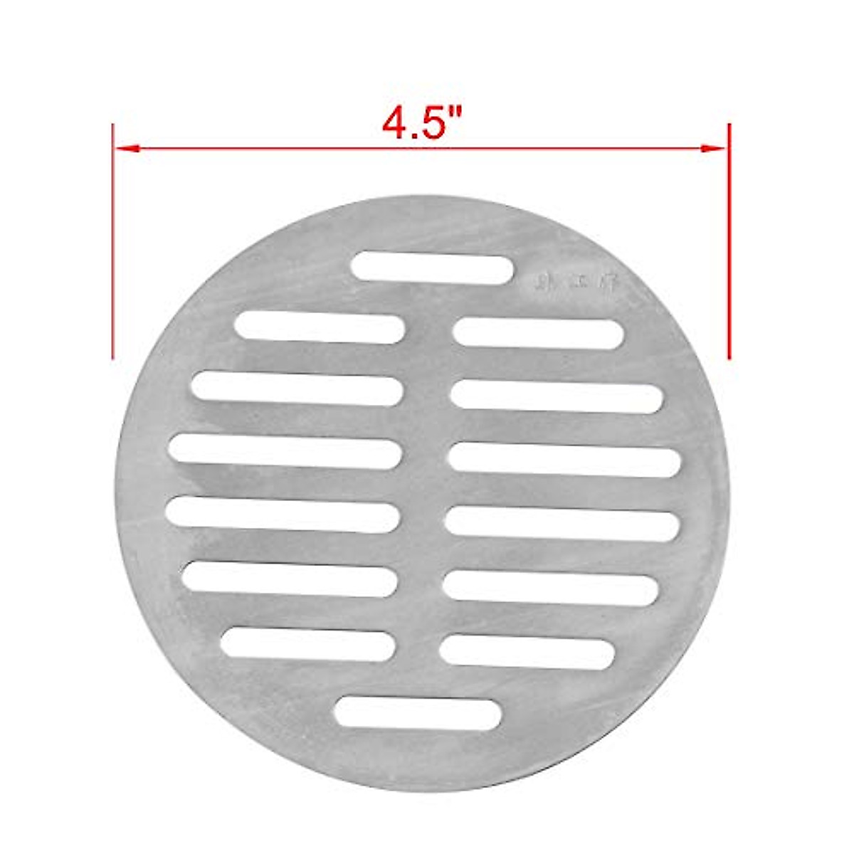 uxcell Stainless Steel Round Sink Floor Drain Strainer Cover 4.5 Inch Dia 2pcs (Pack of 2)