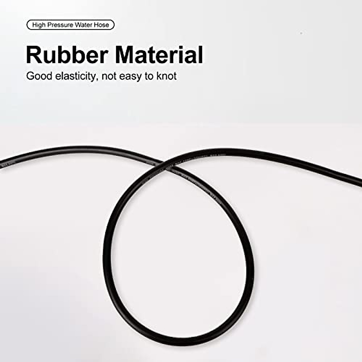 Drain Hose, Standard Interface No Leakage 10 Meters Good Elasticity High Pressure Washing Hose for Electric or Pneumatic er