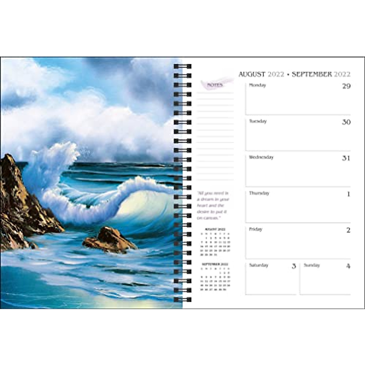 Bob Ross 2023 16-Month Planner