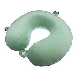 VOCOSTE U Shaped Memory Foam Pillow, Neck Pillow Cushion, Home Travel Office Pillow Cushion, Green