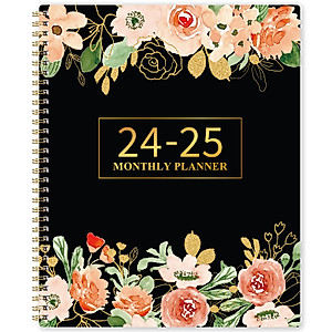 2023-2025 Monthly Planner/Calendar - 2 Year Monthly Planner 2023-2025, July 2023 - June 2025, 9" x 11", Planner with Monthly Tabs, Flexible Cover, Two-Side Pocket, Perfect Organizer