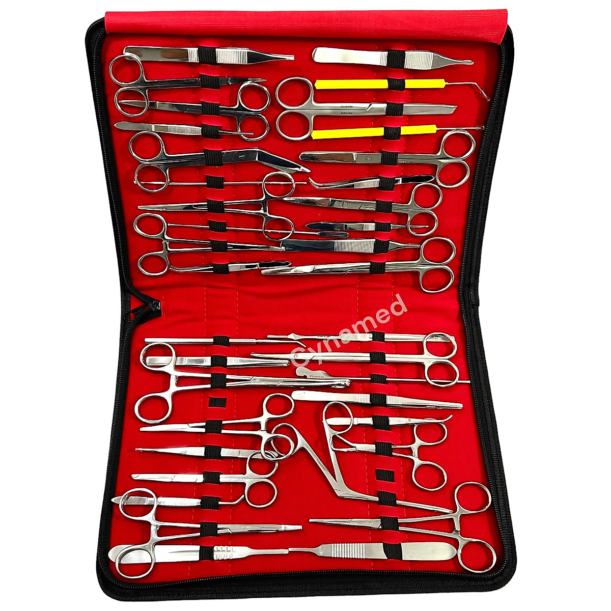 157 Pcs Advanced Dissection SET For Anatomy & Biology Students With 1 SCISSORS ! FORCEPS ! HEMOSTAT-! Blades - Case - Lab Veterinary Botany Stainless Steel Set For Frogs Animals etc