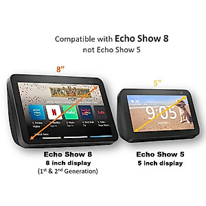Screen Protector (2 Pack), for Echo Show 8 (1st and 2nd Gen)