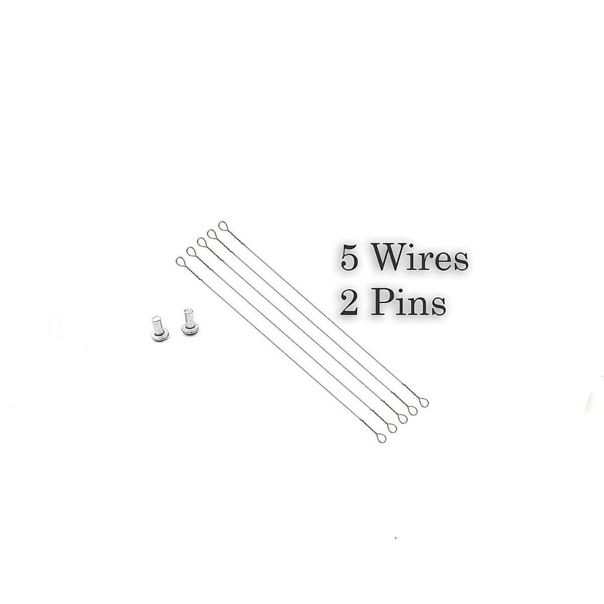 Aeon Design Cheese Slicer Replacement Wires - Precision Cut Every Time - Multipurpose Using - Replacement Cheese Wires for Aeon Design Cheese Slicer - Set of 5 With 2 Screws - 0.5mm And 5.51 Inch