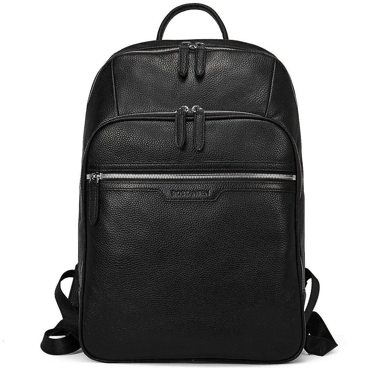 BOSTANTEN Duffle Bags for Men Genuine Leather Travel Bag and Leather Backpack 15.6 inch laptop Backpack Travel College Bag Black