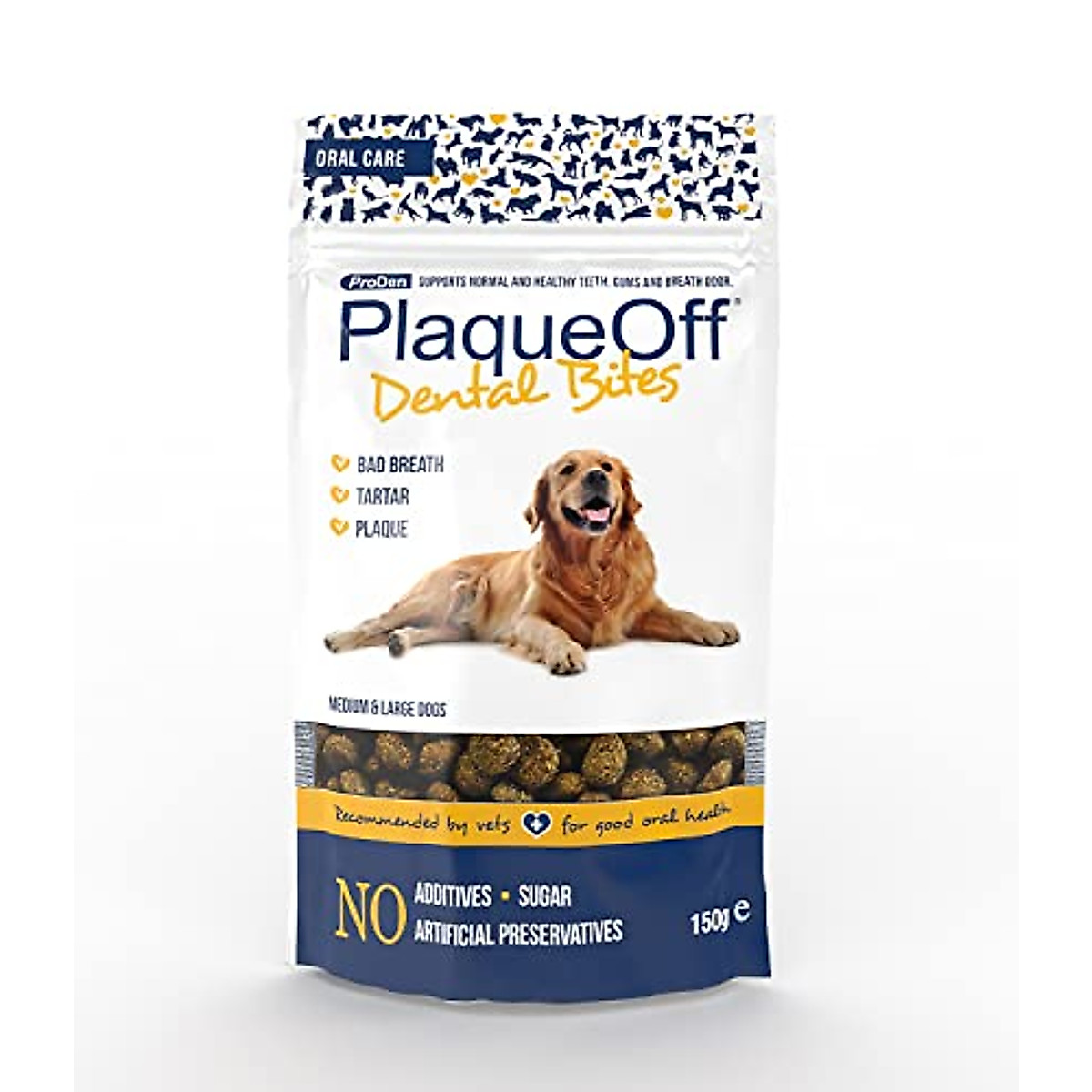 Proden Plaqueoff Dental Bites Dog, 150 G