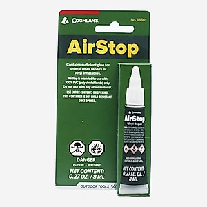 Coghlan's Airstop Vinyl Inflatables Repair Liquid Patch for Air Mattress 2-Pack