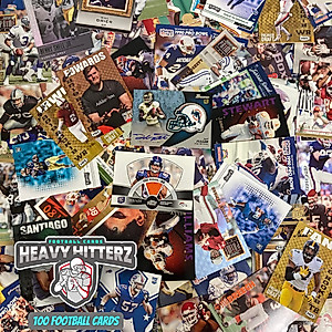 NFL Football Trading Cards Box – 100 Football Cards. Includes 2 Official NFL Autographed, Jersey, or Relic Cards in Every Box! Perfect Starter Set!