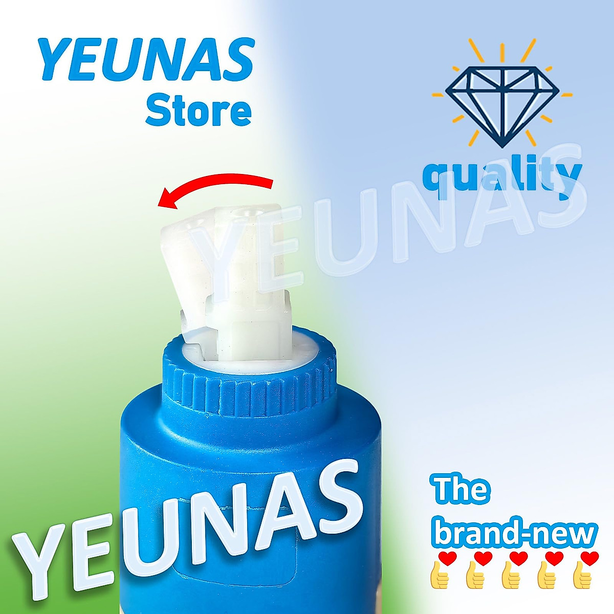 35mm Faucet Ceramic Disc heightened Cartridge Plastic Single Handle Water Mixer Bath Basin Shower Lever Control Valve, Ceramic Disc Cartridge Faucet Valve Replacement Accessories (1 Pack)