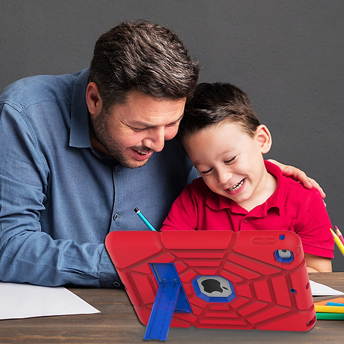 Grifobes for iPad Mini 5/4 Case 2019/2015, Heavy Duty Shockproof Cover with Stand for iPad Mini 5th / 4th Generation 7.9 inch for Kids Boys