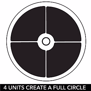 mDesign Plastic Lazy Susan Cabinet Storage Bin with Front Handle for Kitchen Countertop, Pantry, Shelf, Fridge Organization - Hold Food, Drinks, Snacks - Ligne Collection - Smoke Gray Tint